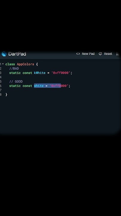 Don't use "Hungarian notation" in dart || Dart Best Practices #shorts #supershy - YouTube