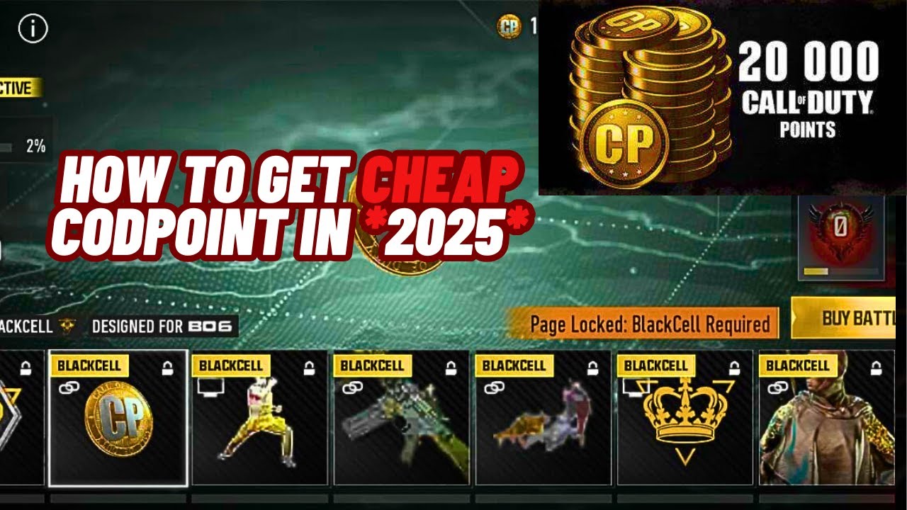 HOW TO GET **CHEAP** COD POINT// BUNDLES IN 2025 - YouTube
