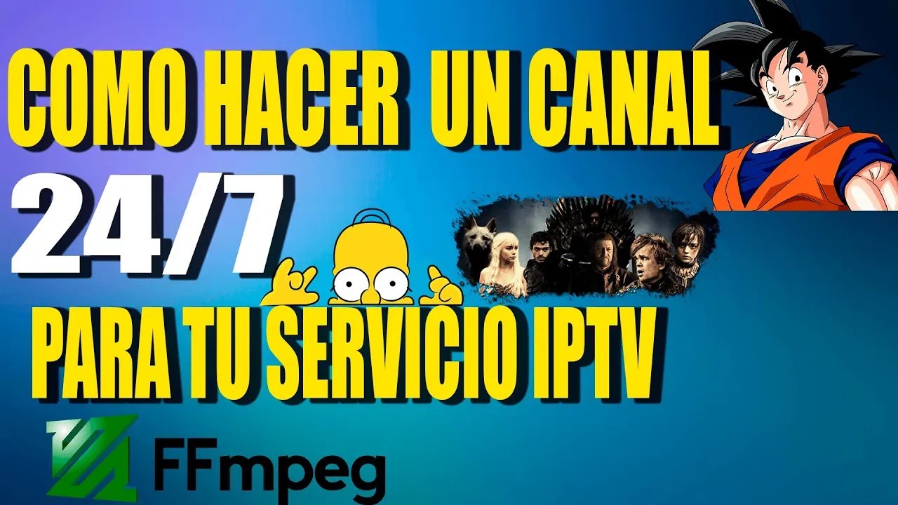 Como Hacer Canal 24 7 Para tu servicio De Streaming FFmpeg TUTORIAL ...