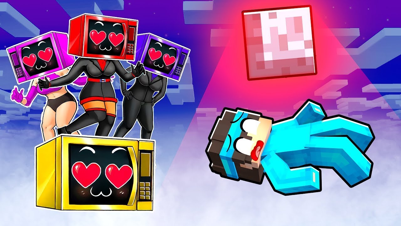 POSSESSED on a CRAZY MICROWAVE WOMAN BLOCK in Minecraft! - YouTube