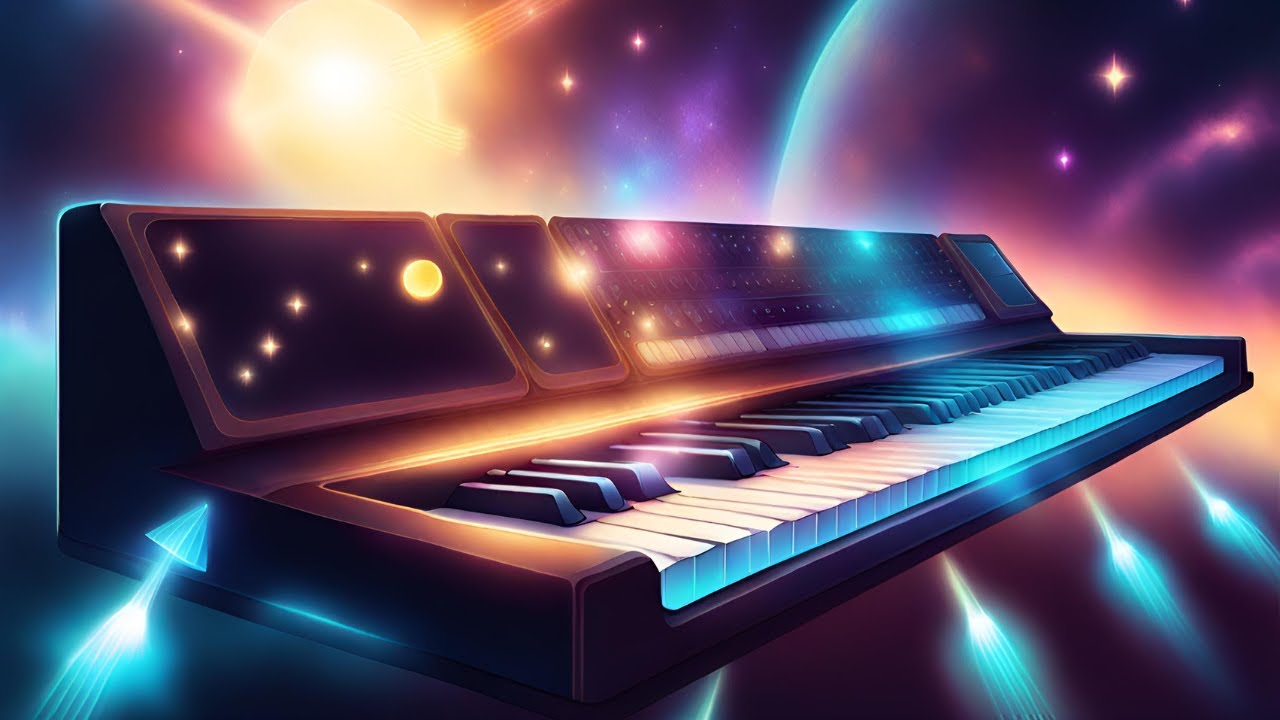 🌌 CHILL CELESTIAL MUSIC 🎹 ELECTROMAGNETIC KEYBOARD - YouTube