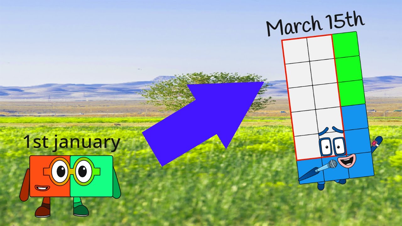 Date blocks but band 1 to band 15 - YouTube
