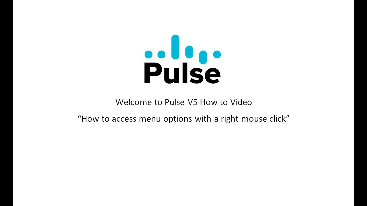 How to access menu options with a right mouse click - YouTube