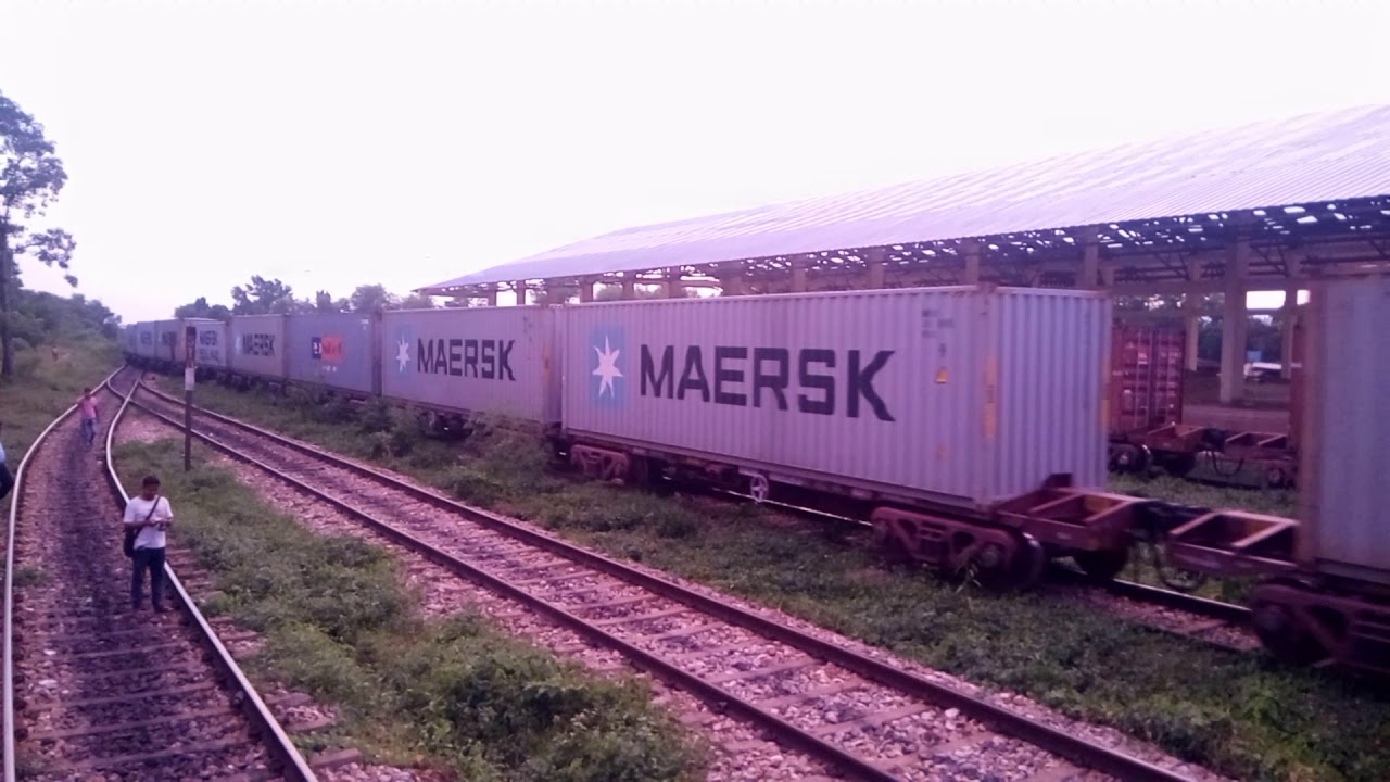 Frist time arrived electronic container tracking system train @ dryport ...