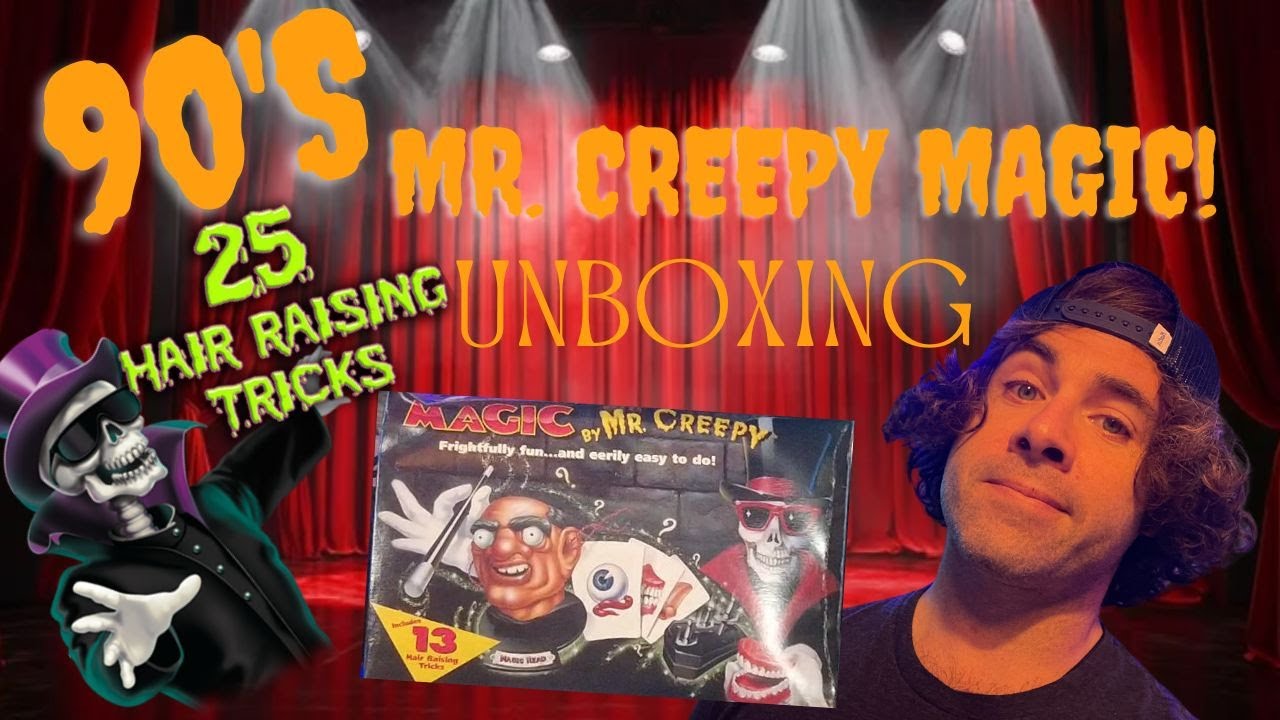 90's Throwback! Unboxing the super cool Mr. Creepy Magic set from 1997 ...
