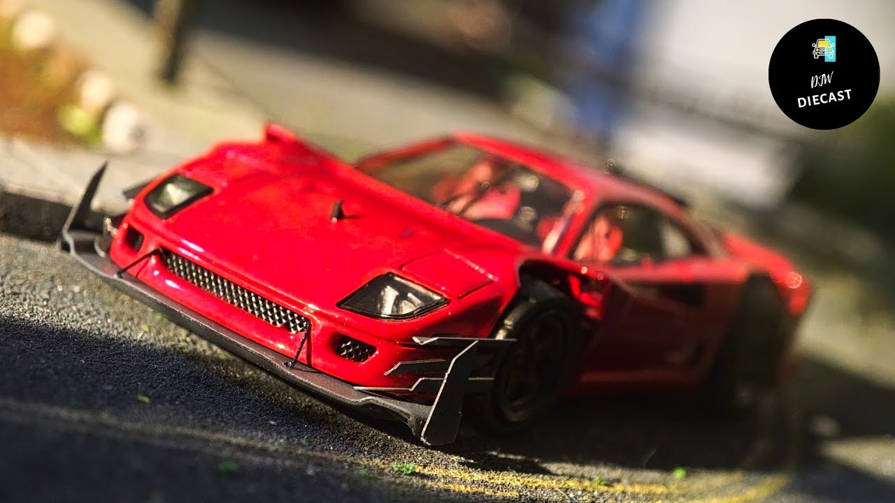 Ferrari F40 Yasid Custom by DCM 1/64 | UNBOXING and REVIEW - YouTube