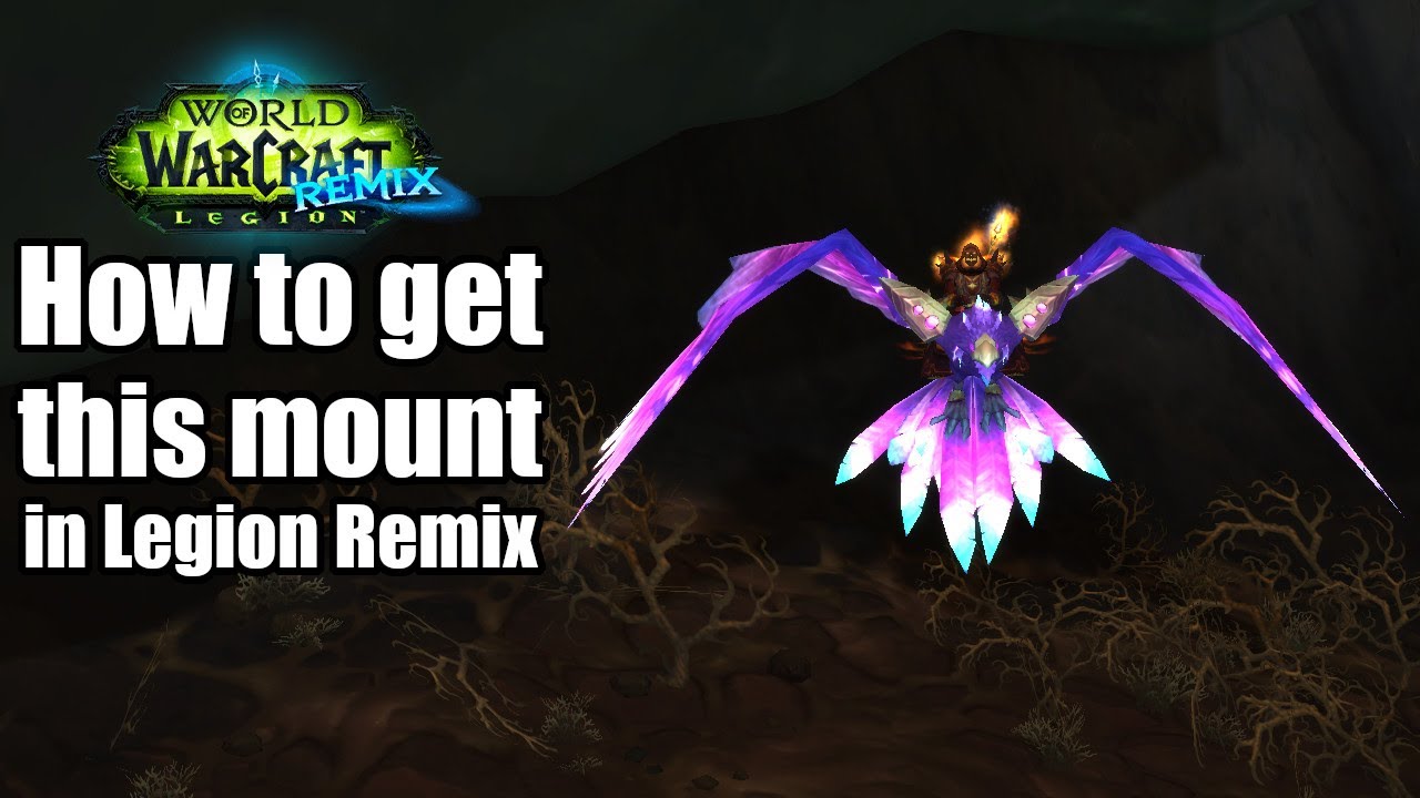 How To Get The Violet Spellwing Mount In Antorus The Burning Throne ...
