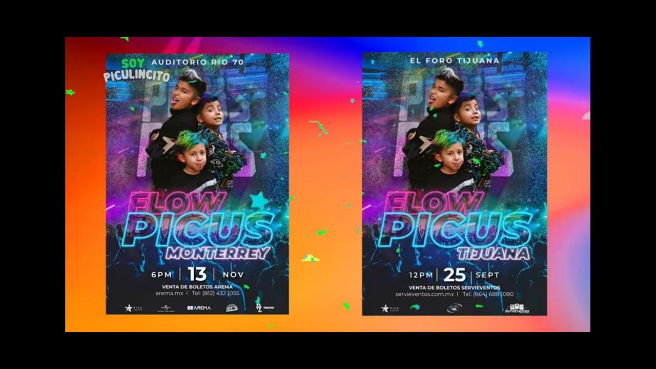 teatro metropólitan flow picus Monterrey 6:00pm 13 noviembre 12:00pm 25 ...