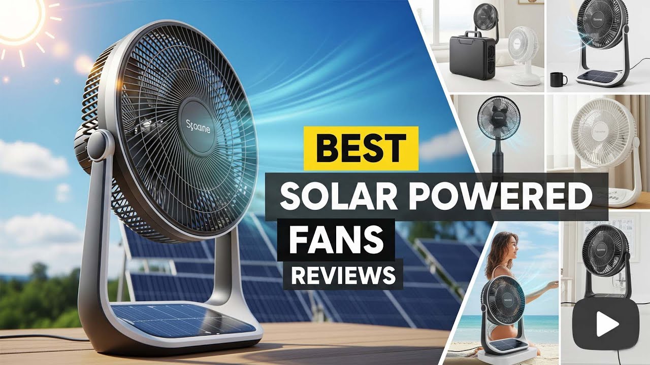 TOP 5 Best Solar Powered Fans Reviews 2026 | best solar fans Amazon ...