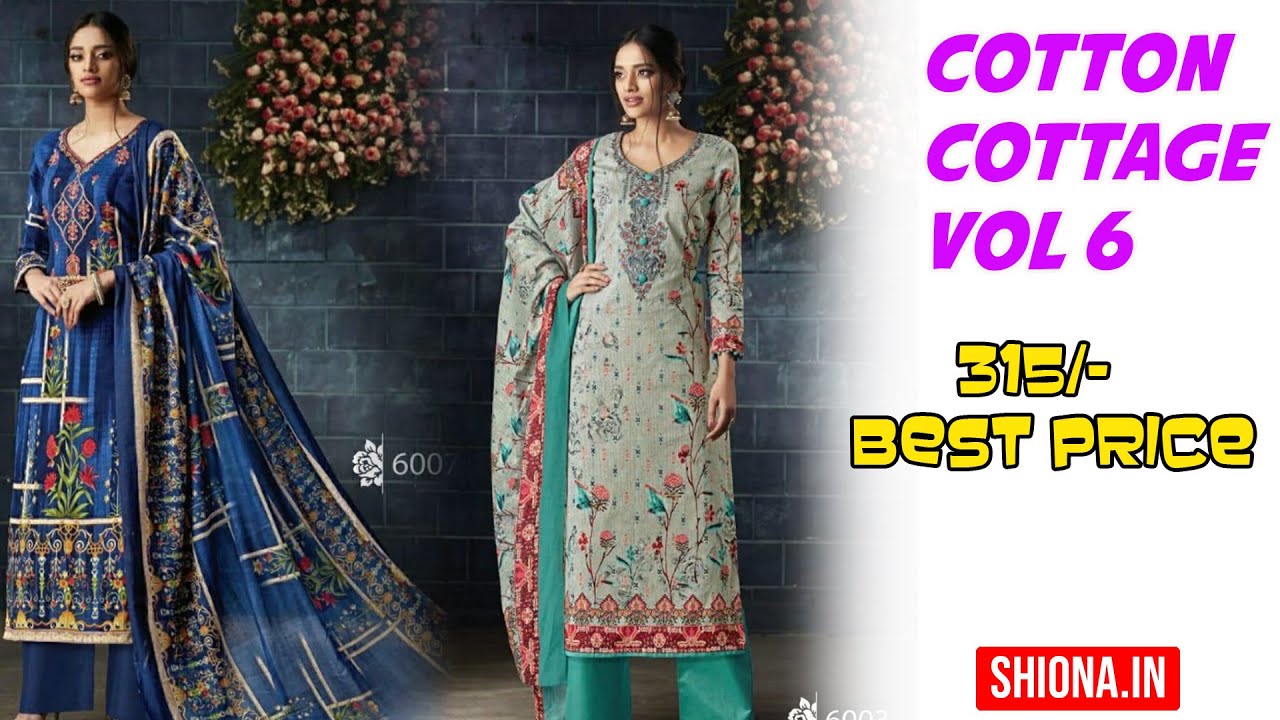 COTTON COTTAGE VOL 6 | Best Cotton Suits Materials Online | Shop Online ...