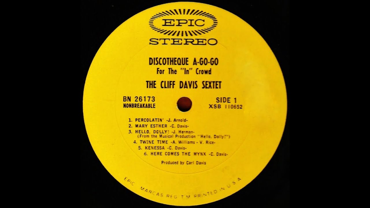 The Cliff Davis sextet - Twine time - YouTube