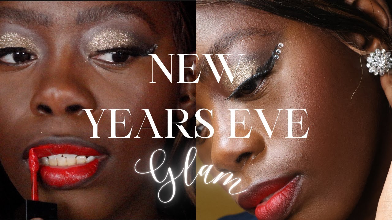 New Year’s Eve Glam for Dark Skin: Bold, Flawless Makeup Tutorial ...