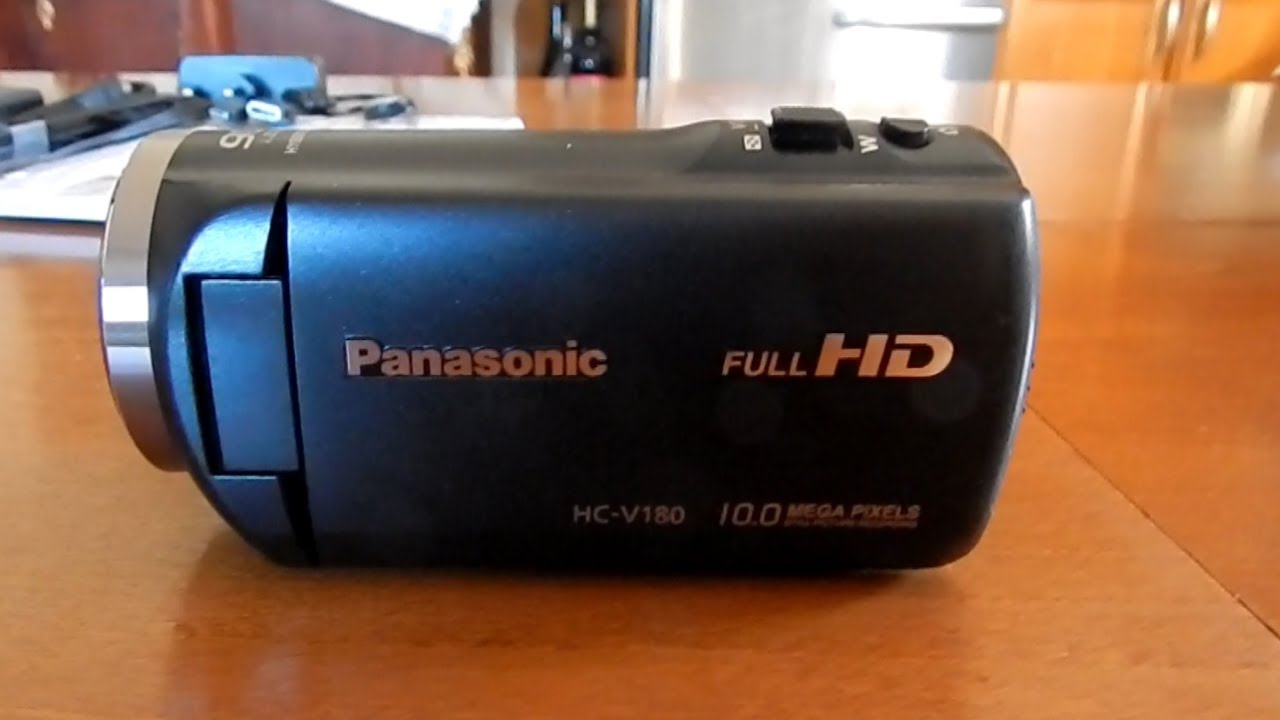 ΚΑΜΕΡΑ PANASONIC HC V180 - YouTube