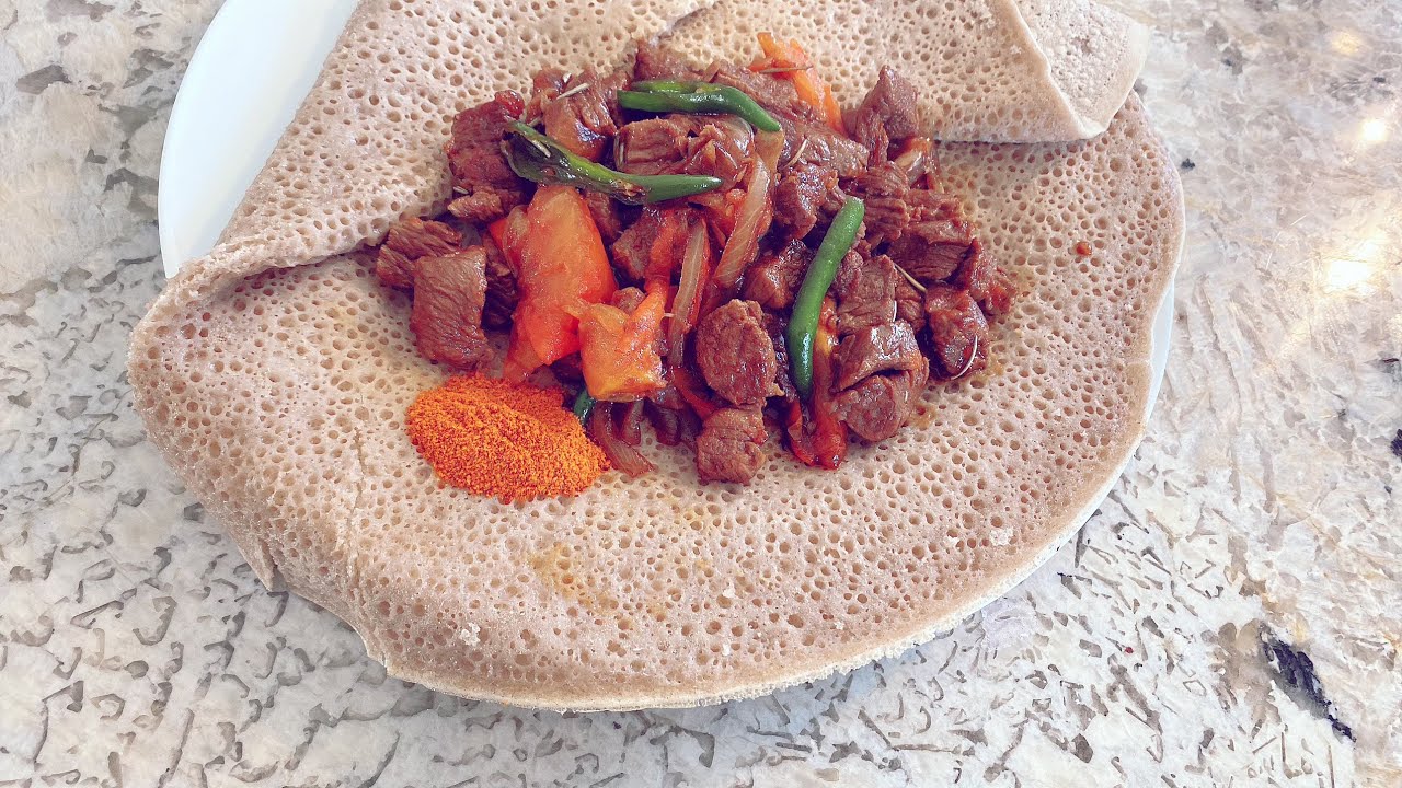 Easy Ethiopian Fried beef ( tibs) - YouTube