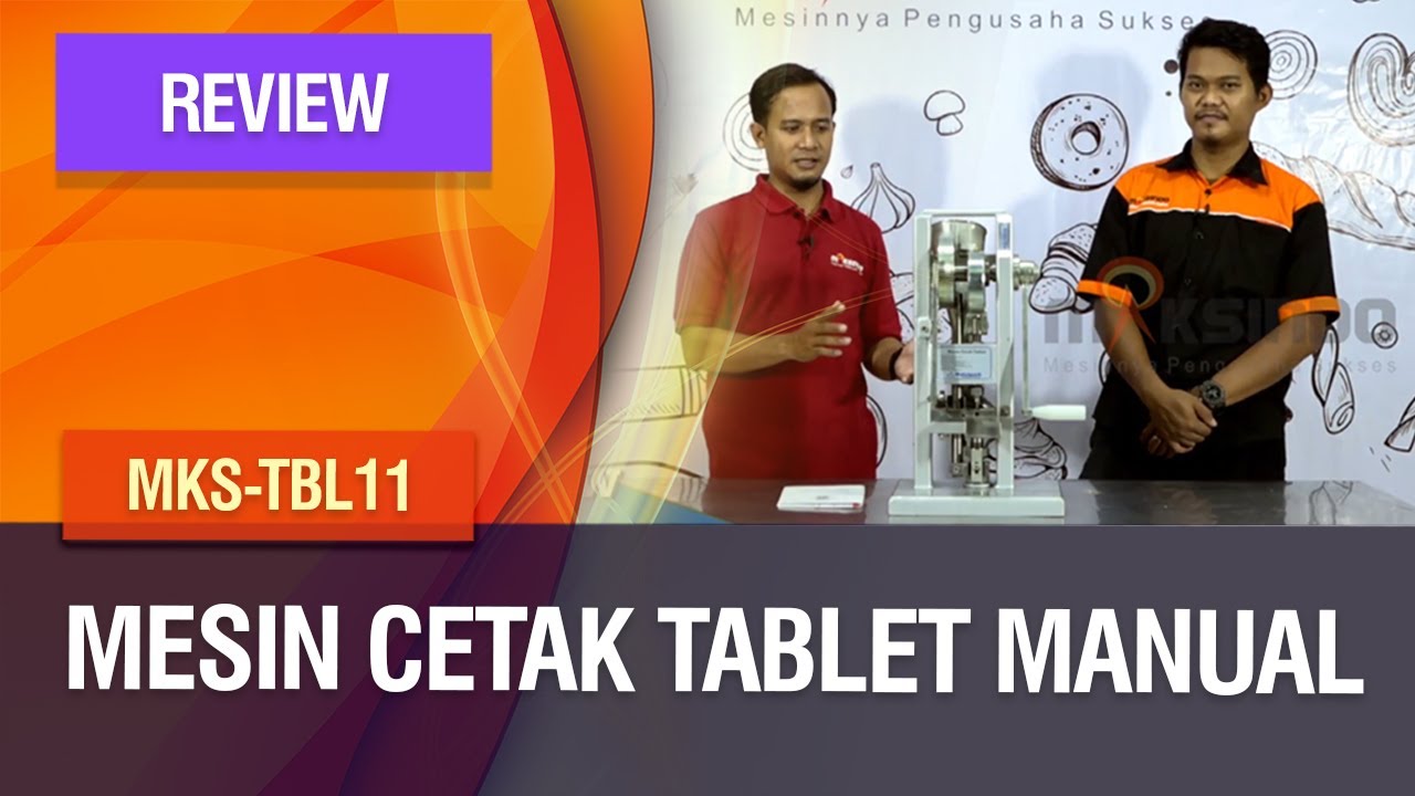 Review- Mesin Cetak Tablet Manual – MKS-TBL11 - YouTube