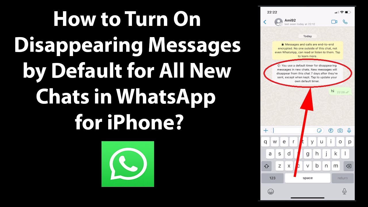 How to Turn On Disappearing Messages by Default for All New Chats in ...