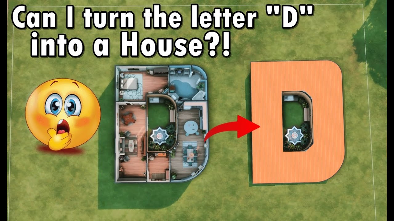 Can I Turn the Letter "D" into a House?! - YouTube