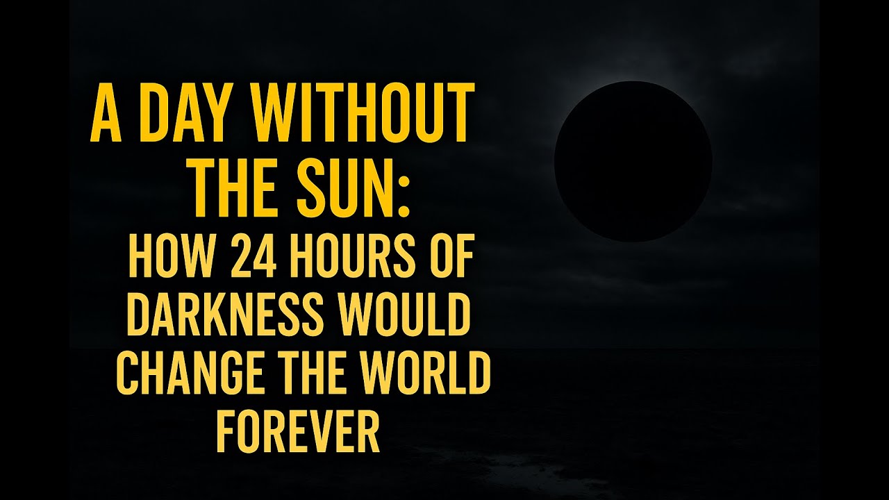 A Day Without the Sun: How 24 Hours of Darkness Would Change the World ...