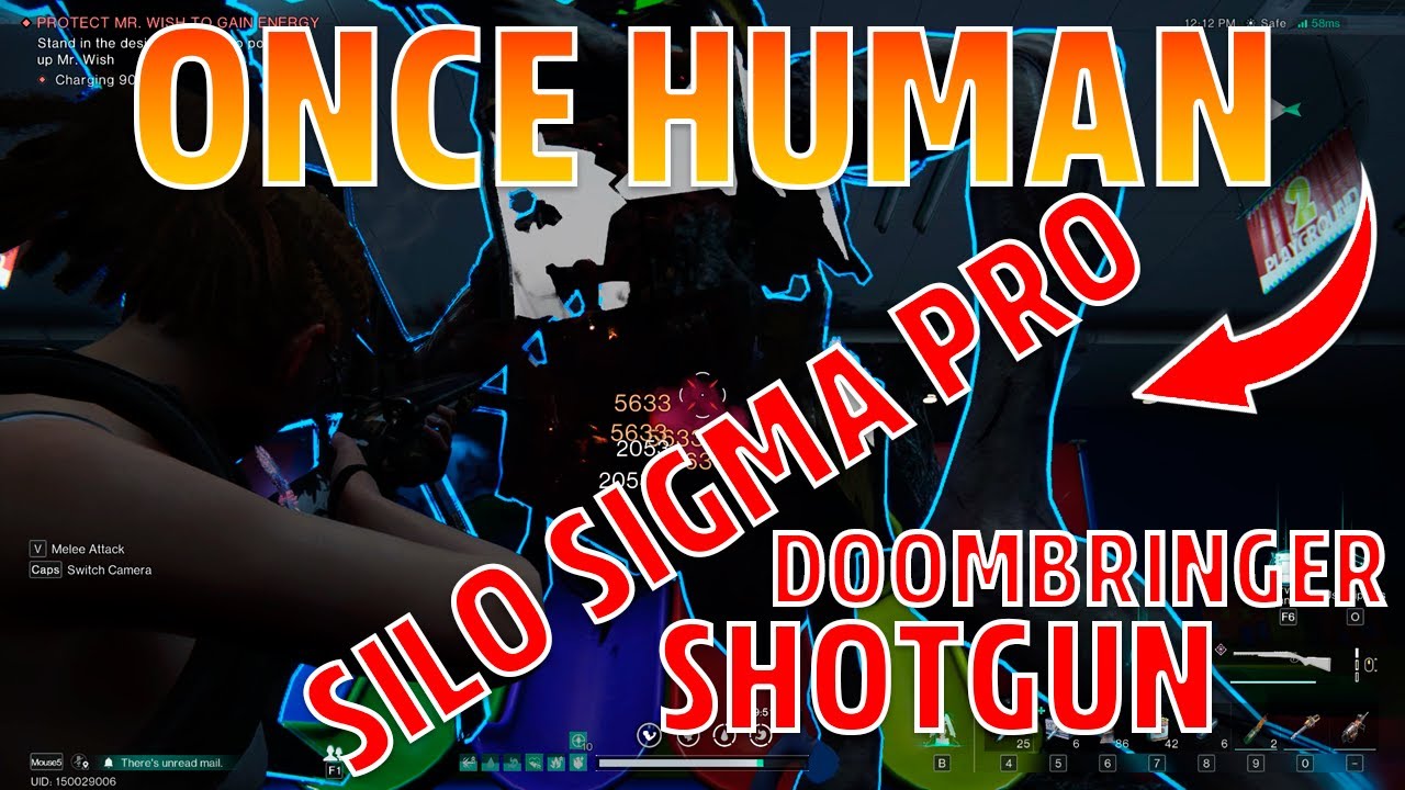 Once Human - Clean Silo SIGMA Pro Shotgun Build - DBSG DOOMBRINGER ...