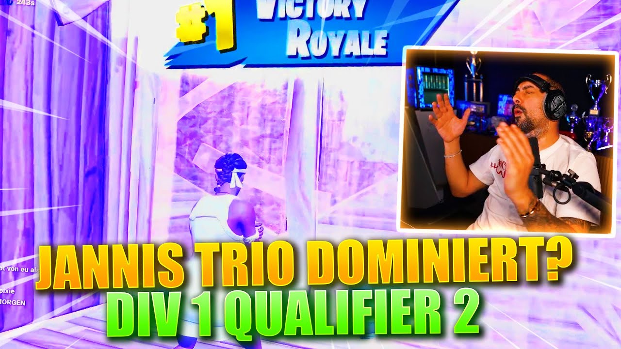 JANNISZ ZERSTÖRT ALLES IM NEUEN TRIO?! | FNCS DIV 1 CUP QUALIFIER 2 ...