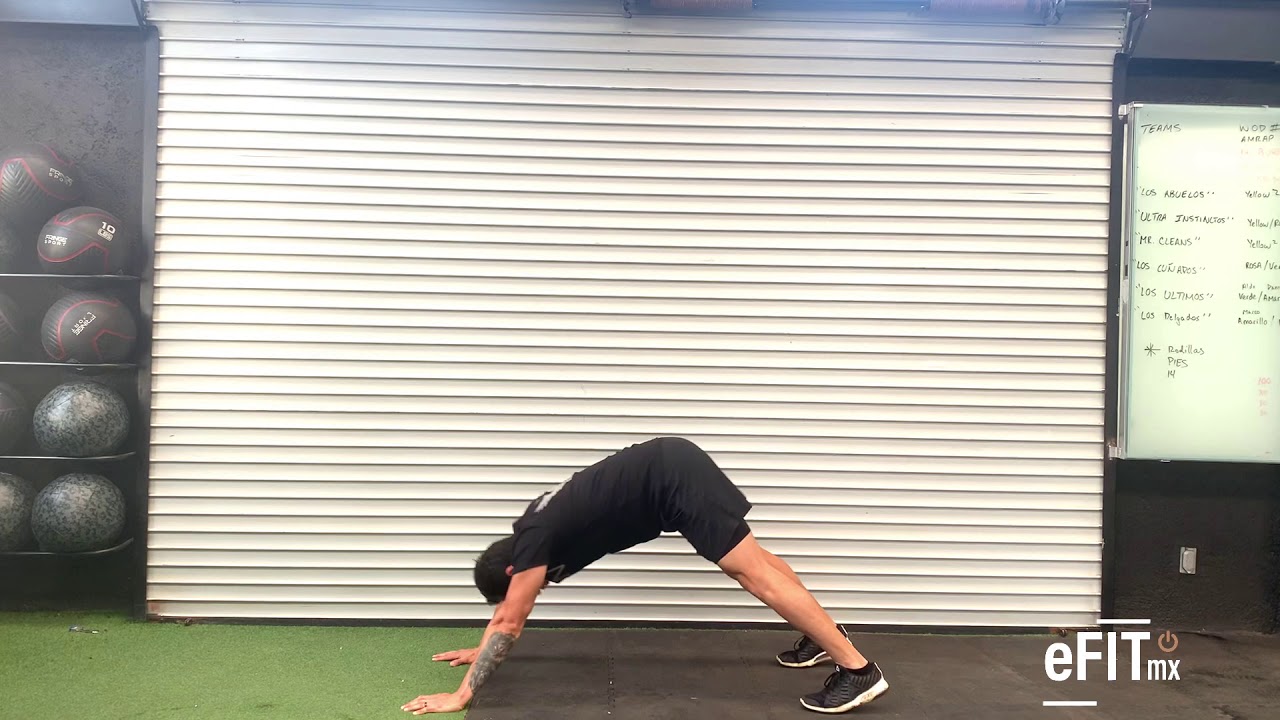Push up hip raise - YouTube
