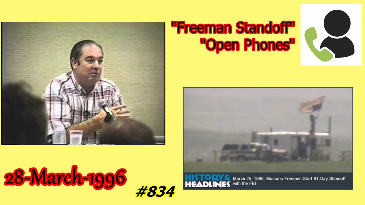 William Cooper - Freeman Standoff | Open Phones - YouTube