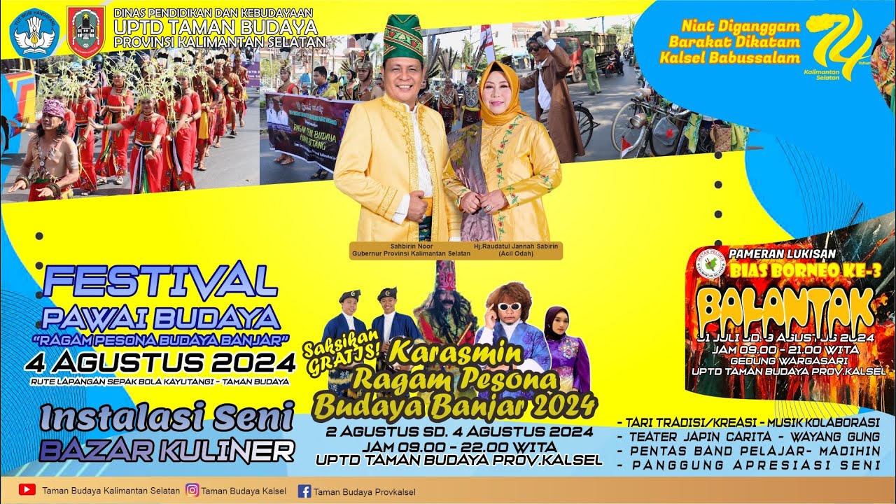 Karasmin Ragam Pesona Budaya Banjar 2024 "Seni Tradisi Wayang Gung ...