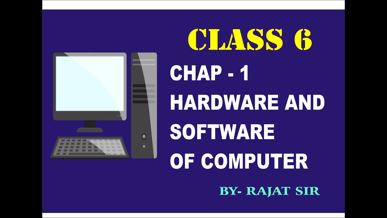 chap - 1 class - 6 Hardware and Software of a Computer - YouTube