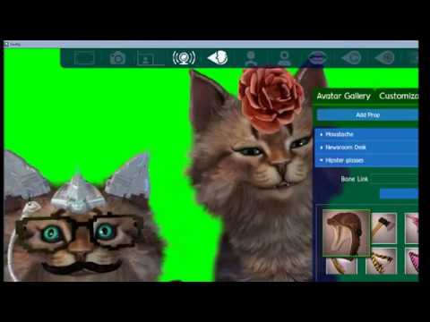 Messing Around in FaceRig! 2 Avatars being controlled by 2 crazies