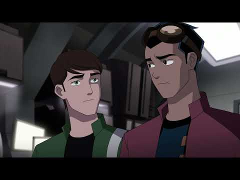 Alpha is attacking Rex and Ben - Ben 10 / Gen Rex Crossover Ep