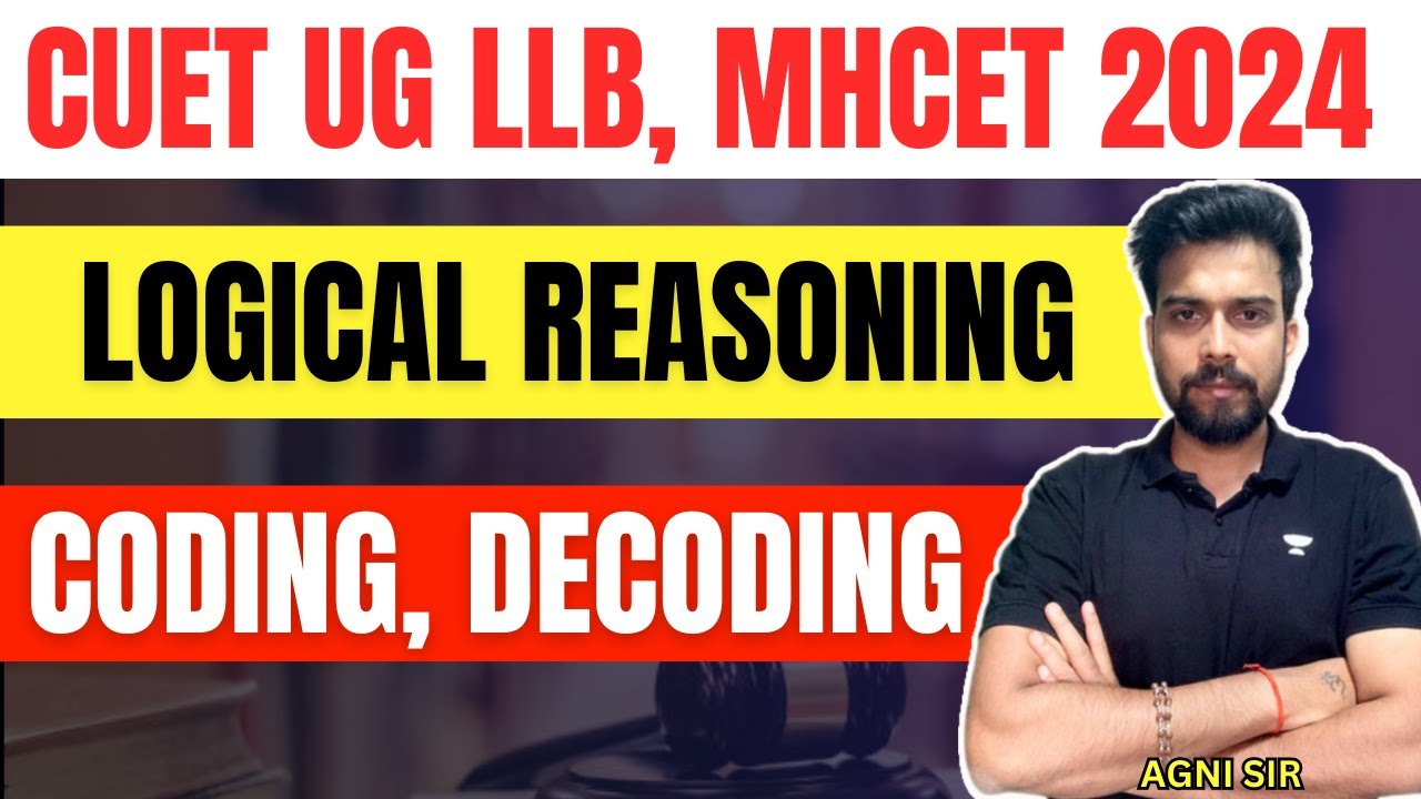 MHCET , CUET UG 2024 | Coding and Decoding | Logical Reasoning ...