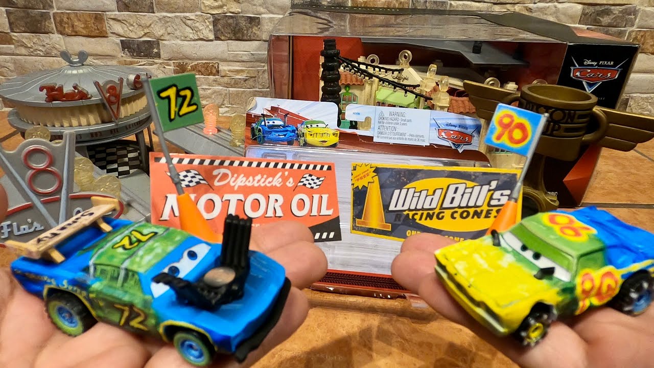 Cars Disney Superfly Racer 72 & Airbone Racer 90 - Derby de Demolición ...