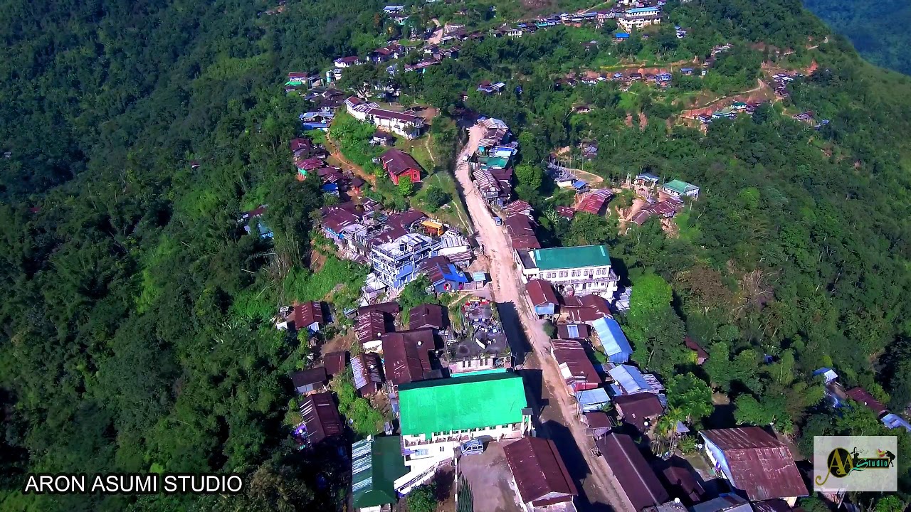 AKULUTO TOWN | AERIAL VIEW | ZUNHEBOTO DISTRICT | SUMI TOWN | SHOT ON ...