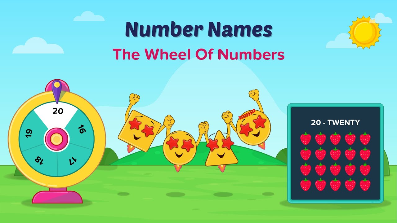 Math Story : Number Names | The Wheel Of Numbers | Home School | Kids ...