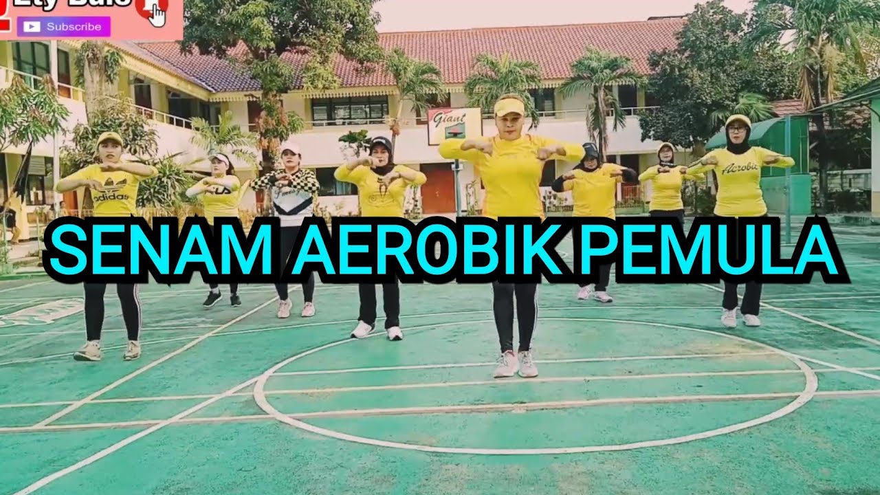 SENAM AEROBIK PEMULA (MUDAH DIIKUTI) - YouTube