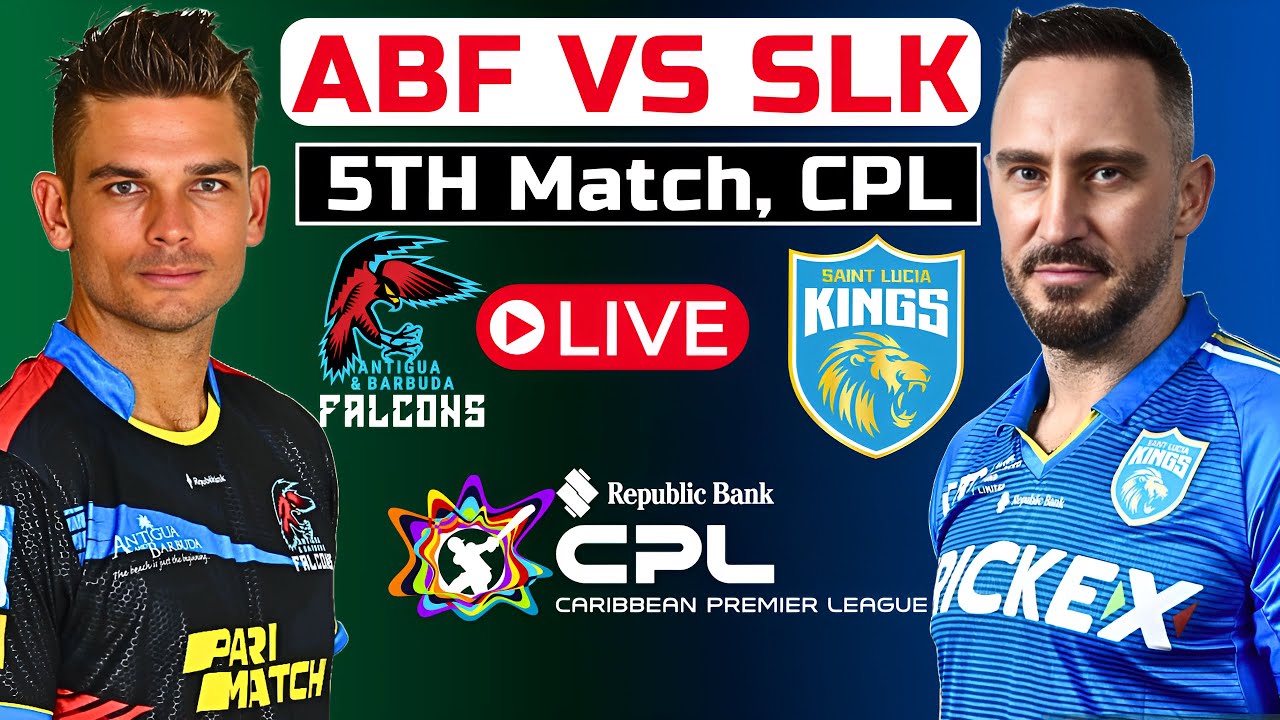 CPL LIVE - Antigua vs St Lucia Live | ABF VS SLK LIVE | CPL 2024 Live ...