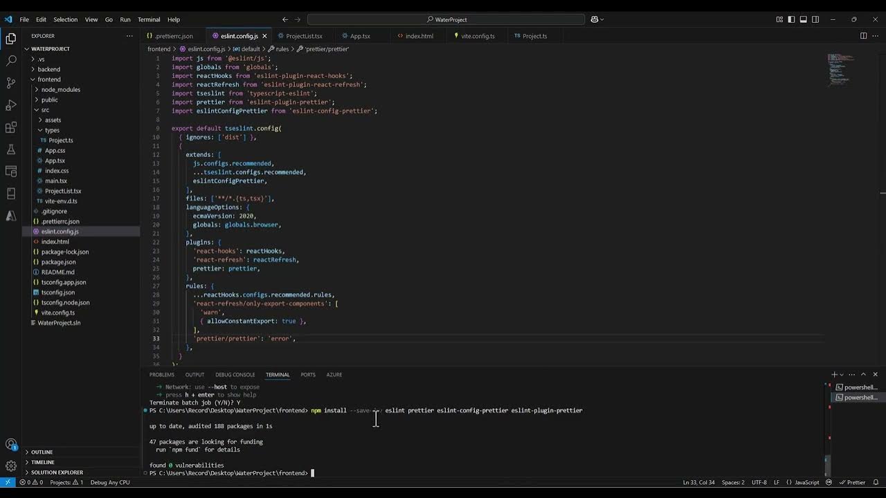 (React & .NET) Water Project, Phase 01 - 10 - Fixing Shelves - YouTube