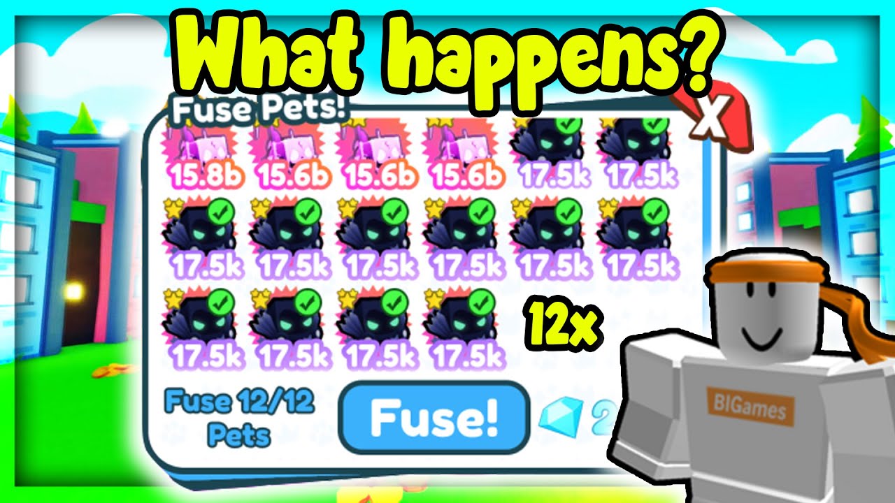 What Happens When You Fuse 12 OG Dominus Astra in Pet Simulator X - YouTube