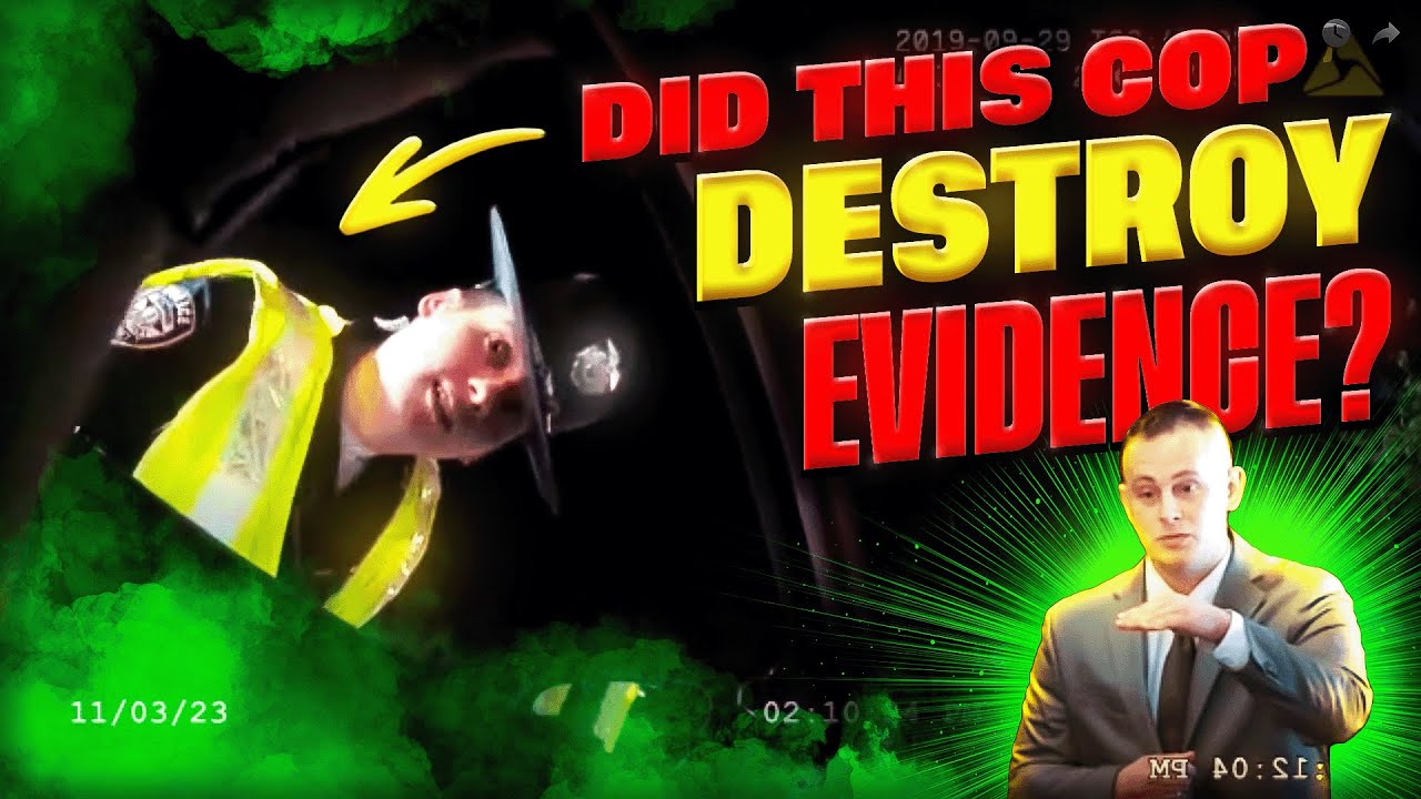 Did this Cop Get KICKED OFF The Police Force for DESTROYING Evidence ...