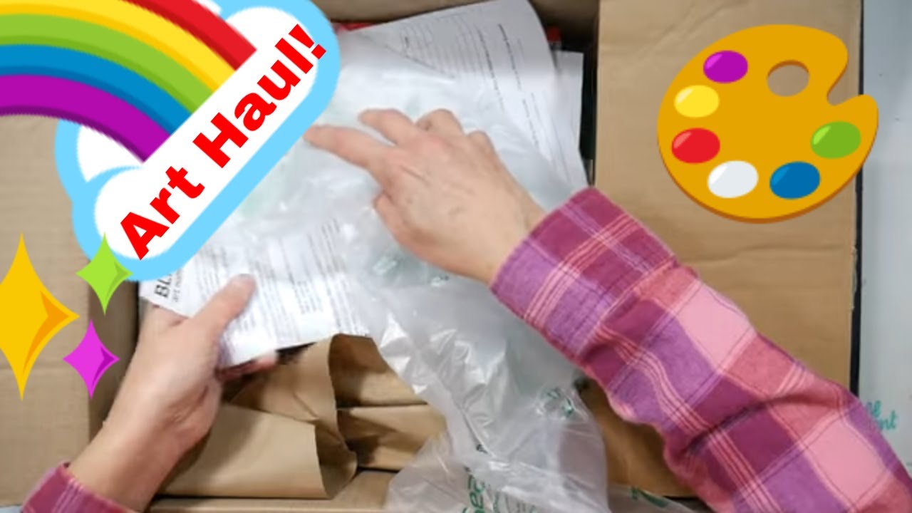 Intentional Art Supply Haul (I can't wait to use this stuff!) - YouTube