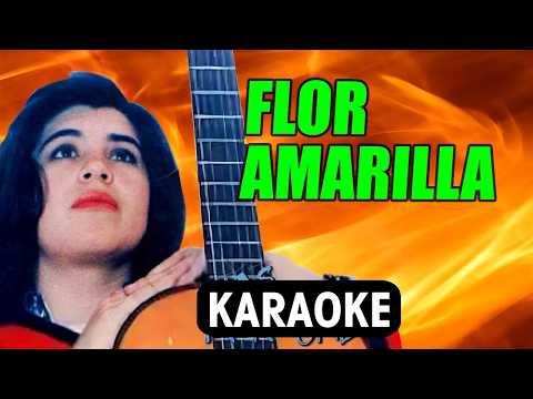 FLOR AMARILLA Tamara Castro / KARAOKE con letra