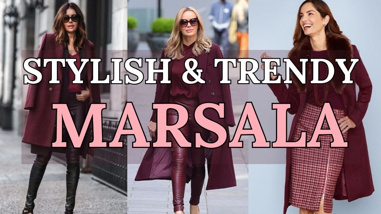 Marsala Magic: Stylish Outfit Ideas to Flaunt the Color of Elegance ...