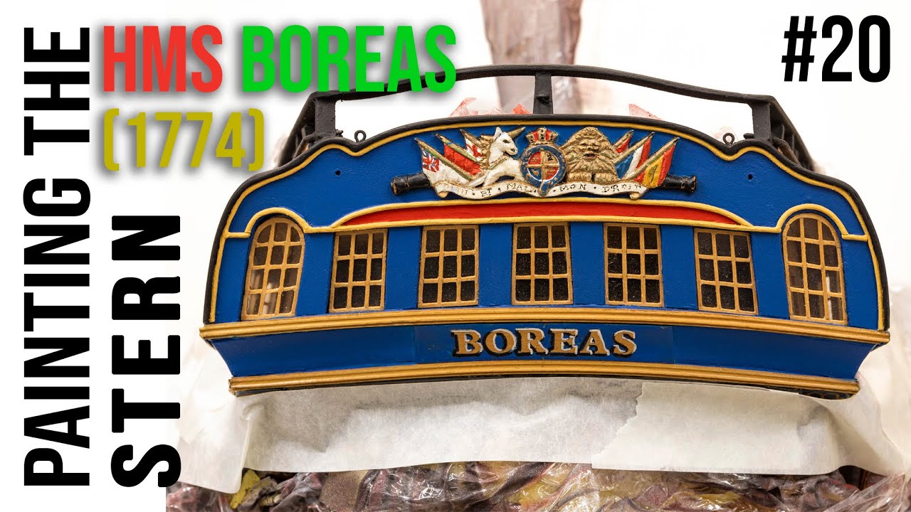 Restoration & Upgrading of the HMS BOREAS (1774) model #20 ...