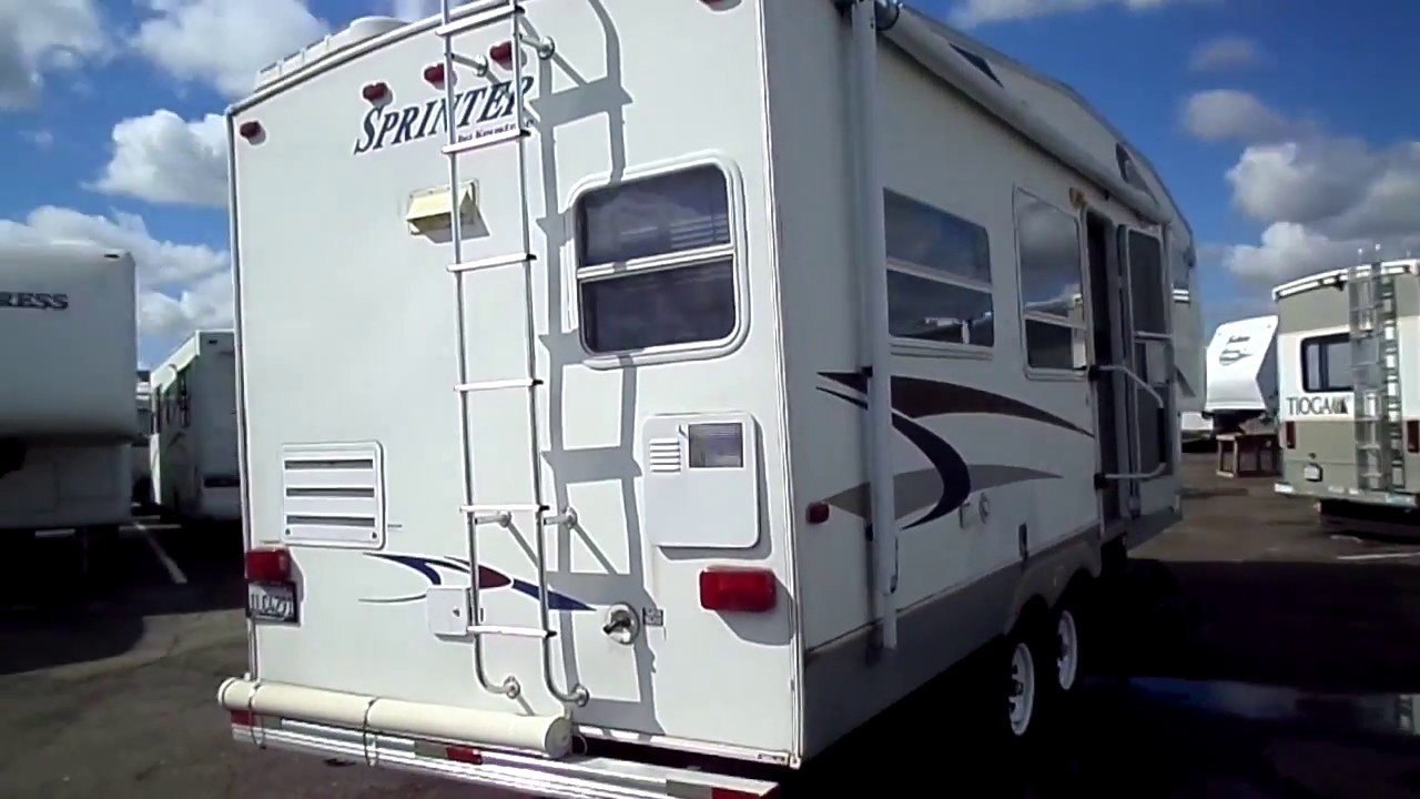 2005 Keystone Sprinter 5th Wheel 27ft $9500 for Sale - YouTube