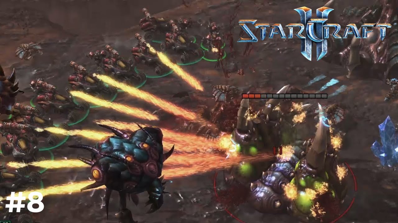 Starcraft 2 (Gameplay 8) vs Hard Ai (Pc Strategy) No Commentary - YouTube