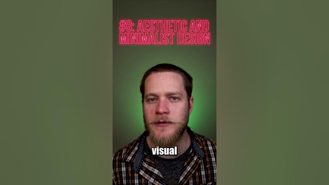 UX Heuristics 8 of 10: Aesthetic and Minimalist Design - YouTube