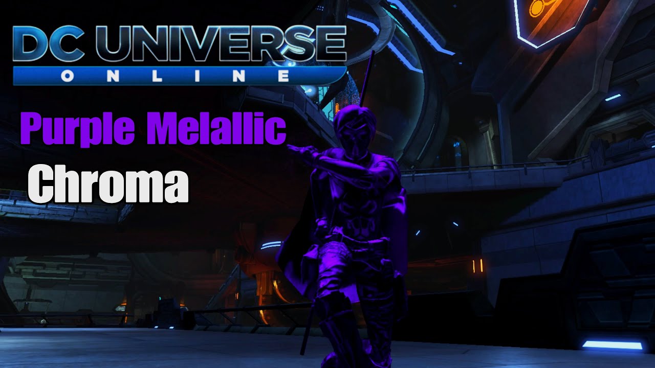 DCUO: Purple Metallic Chroma - YouTube