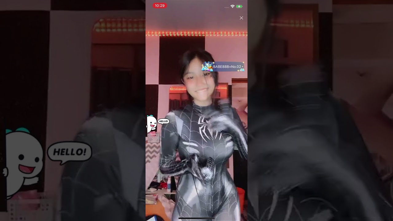 Bigo Live Sexy Thai Spiderman Cosplay - YouTube