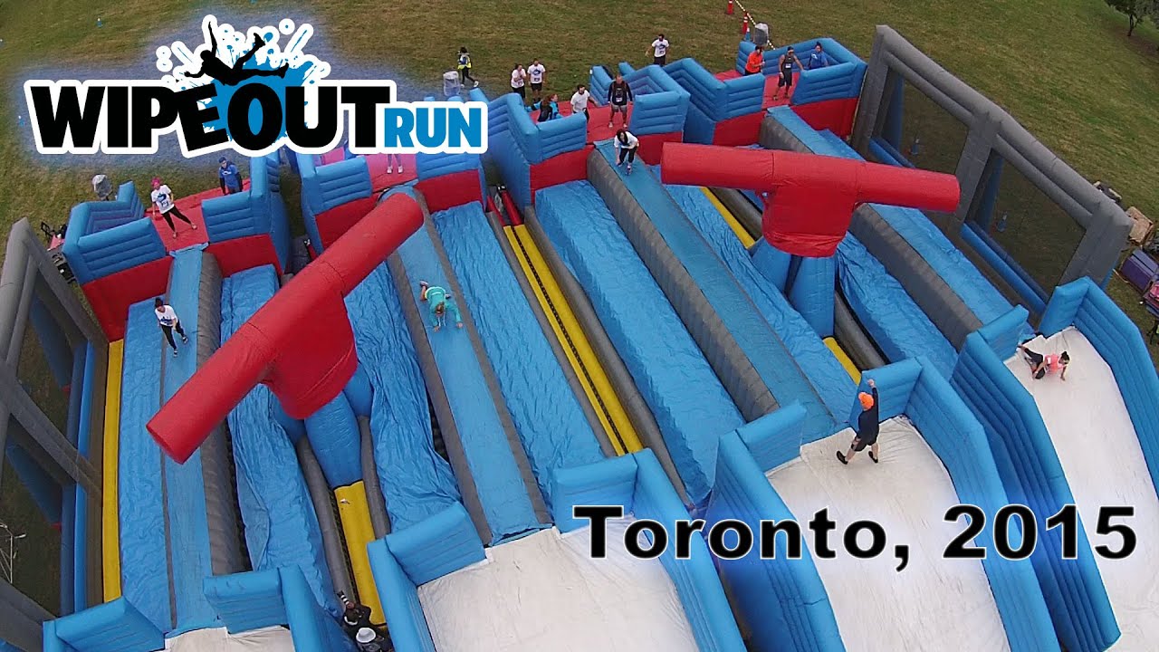 WipeOut Run Toronto 2015 with Aerial Video - YouTube