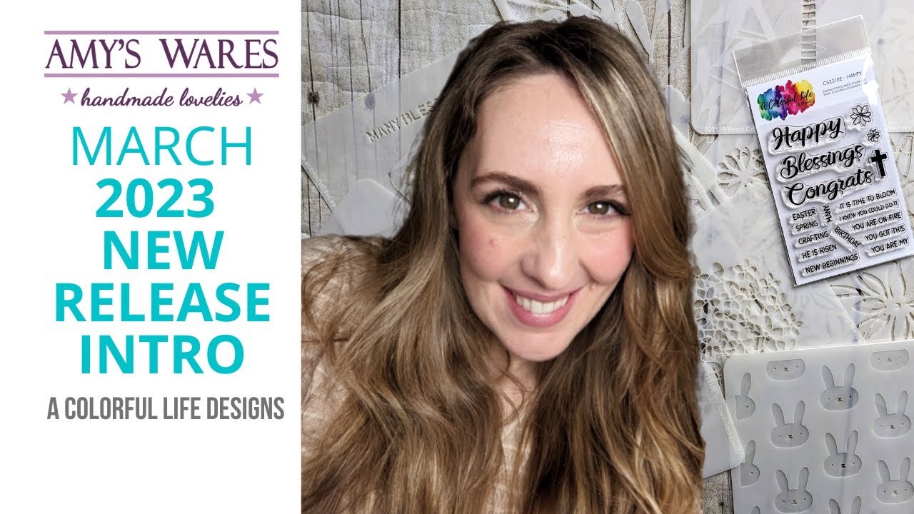 March 2023 New Release at A Colorful Life Designs! Spring florals and Easter Inspiration! - YouTube
